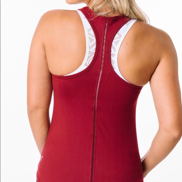 ZYIA | Tops | Zyia Cranberry Effortless Tank | Poshmark